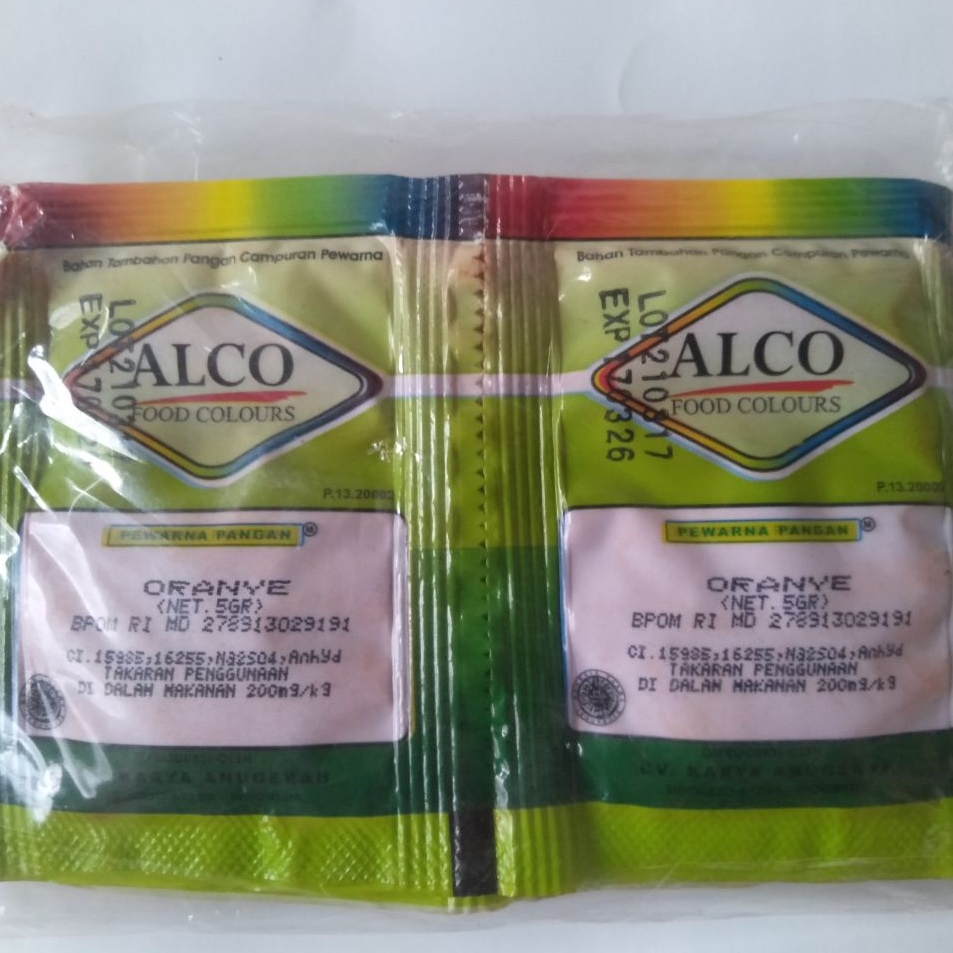 Jual Alco Sumbo Pewarna Makanan Bubuk 5gr Pewarna bubuk | Shopee Indonesia