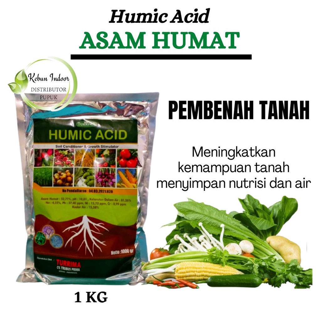 Jual Pupuk Padi Tanah Masam, Asam Humat Humic Acid Pupuk Kesuburan ...