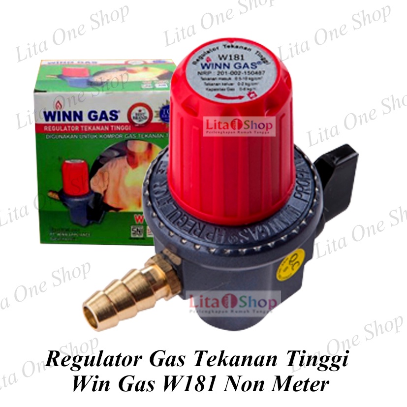 Jual Regulator Kompor Gas Tekanan Tinggi Wing Gas/ Win Gas W 181 NM ...