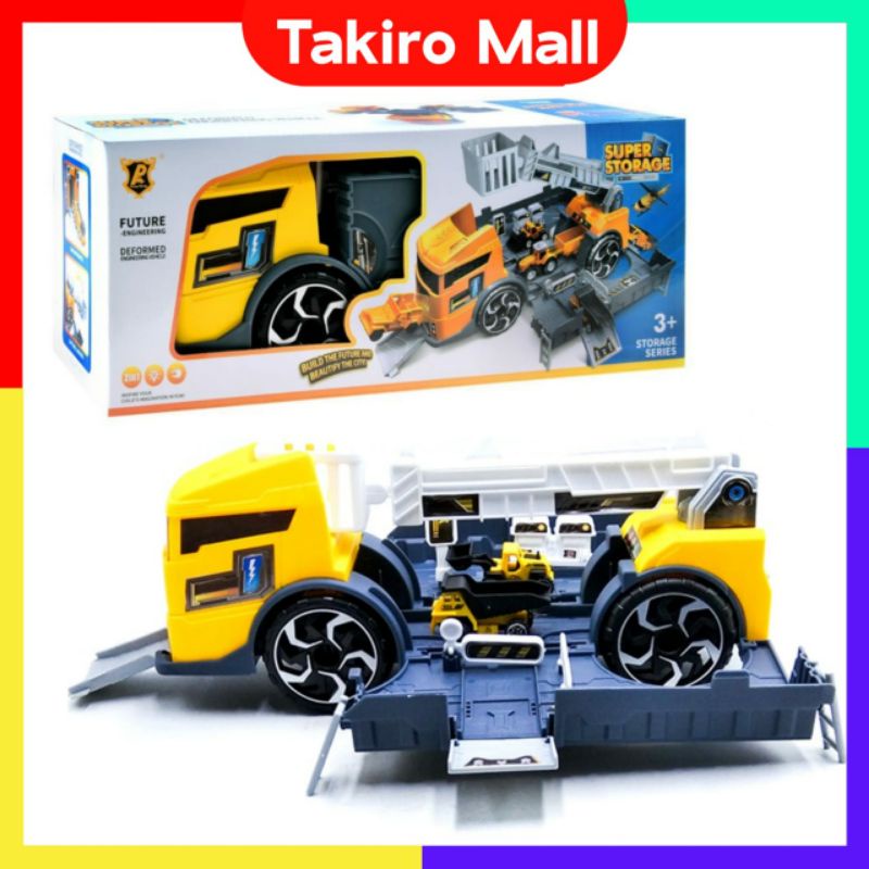 Jual Mainan Permainan Maenan Edukasi Mobil Mobilan Truk Truck eskavator ...