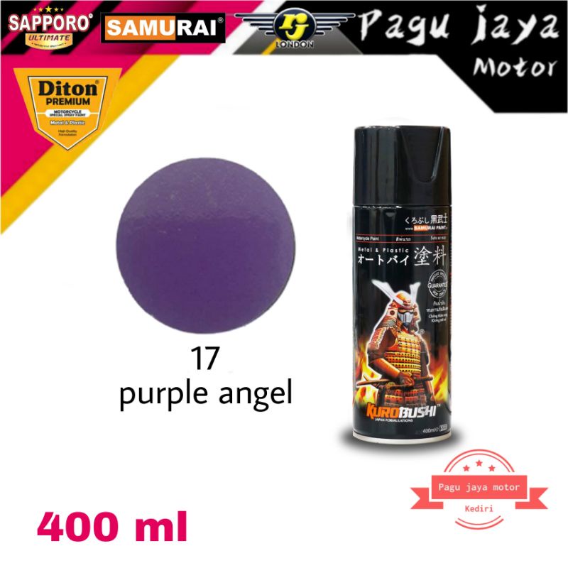 Jual SAMURAI PAINT #17 PURPLE ANGEL 400ml cat semprot spray paint pilok ...