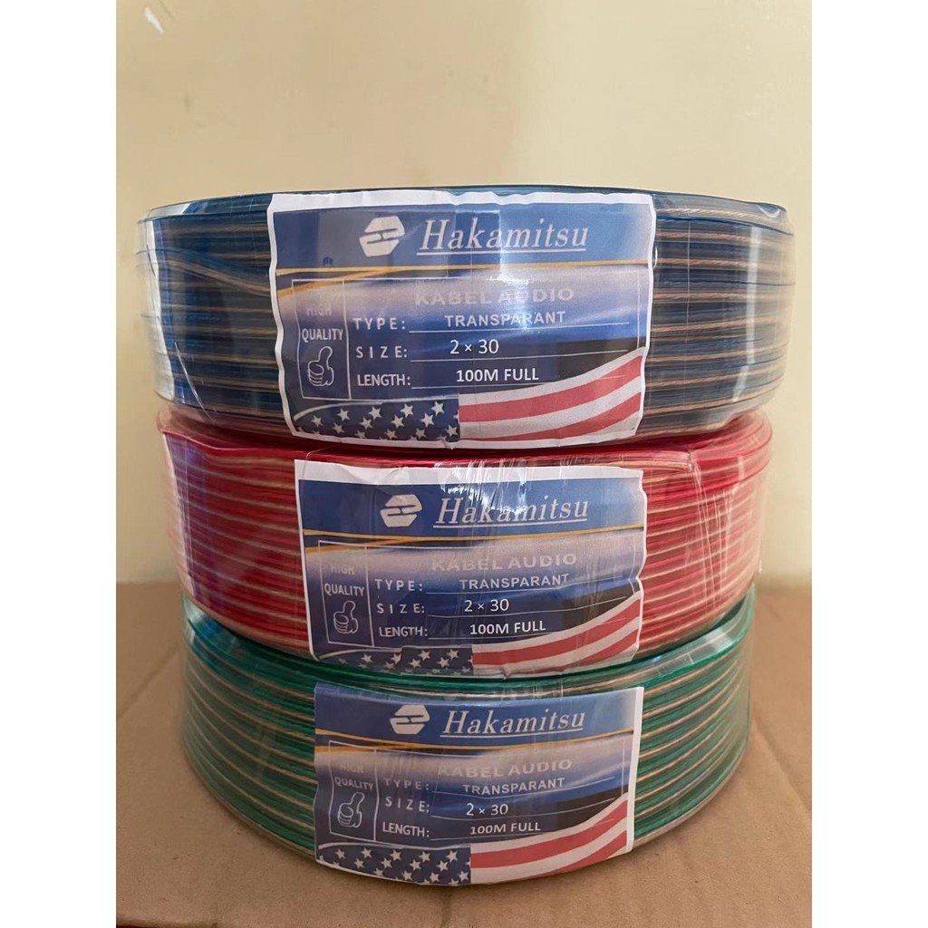 Jual KABEL LISTRIK TRANSPARAN KABEL SERABUT PER ROL 2 X 30 2x30x100Meter | Shopee Indonesia