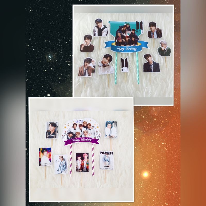 Jual Topper BTS (New Album 7) (Purple You) topper puding topper tart ...