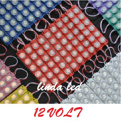 Jual LAMPU LED MODUL STRIP 6 MATA 6WATT SMD 13620 12 VOLT 6 MATA WATT 12 V 12VOLT 12V WATERPROOF ...