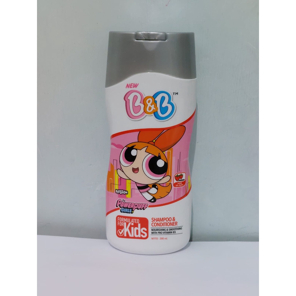 Jual B&B KIDS SHAMPOO CONDITIONER POWERPUFF GIRLS 200ML | Shopee Indonesia