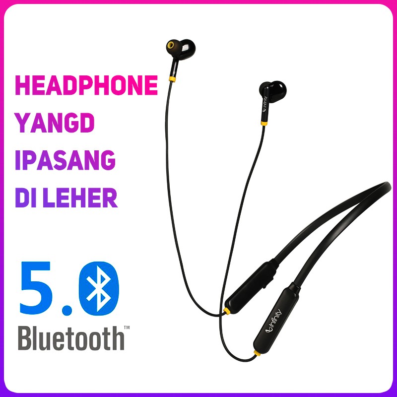 Jual COD Headset yang dipasang di leher dapat dihubungkan ke Bluetooth ...
