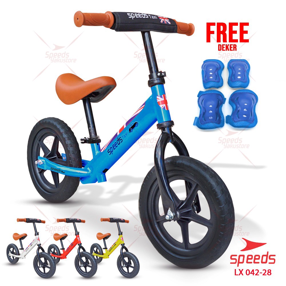 Jual SPEEDS Sepeda Anak Sepeda Mini Taxi Balance Bike Sepeda Keseimbangan Kick Bike 071-7 ...