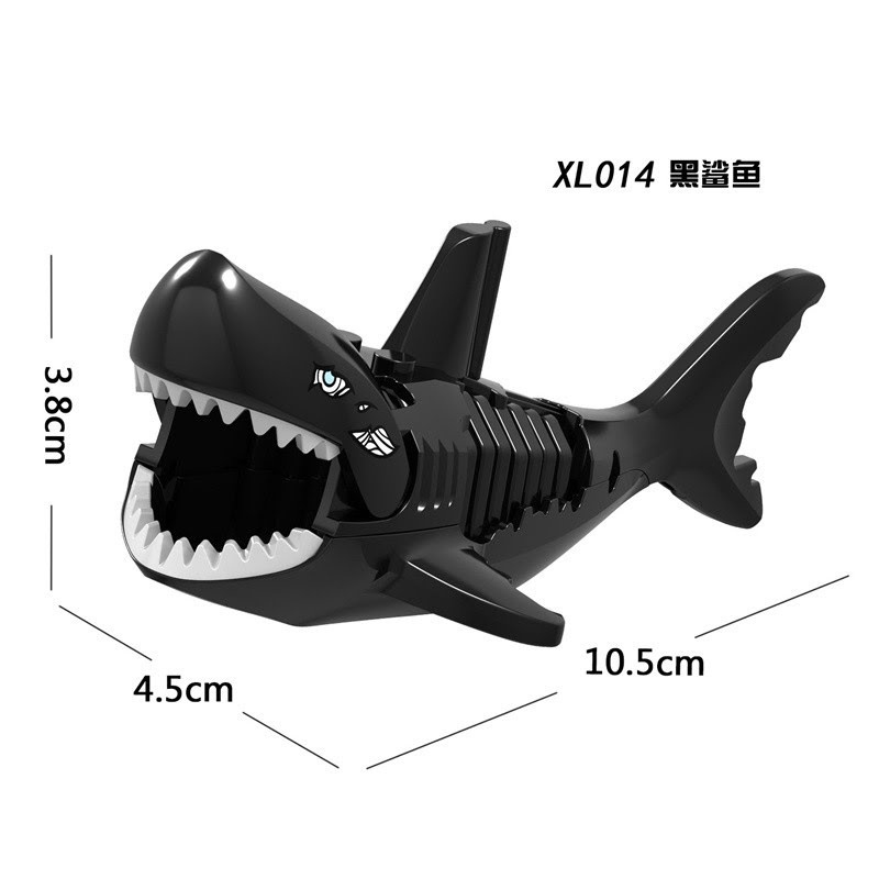 Jual Lego Ikan Hiu Megalodon Mainan Shark Minifigure Hewan Dinosaurus ...