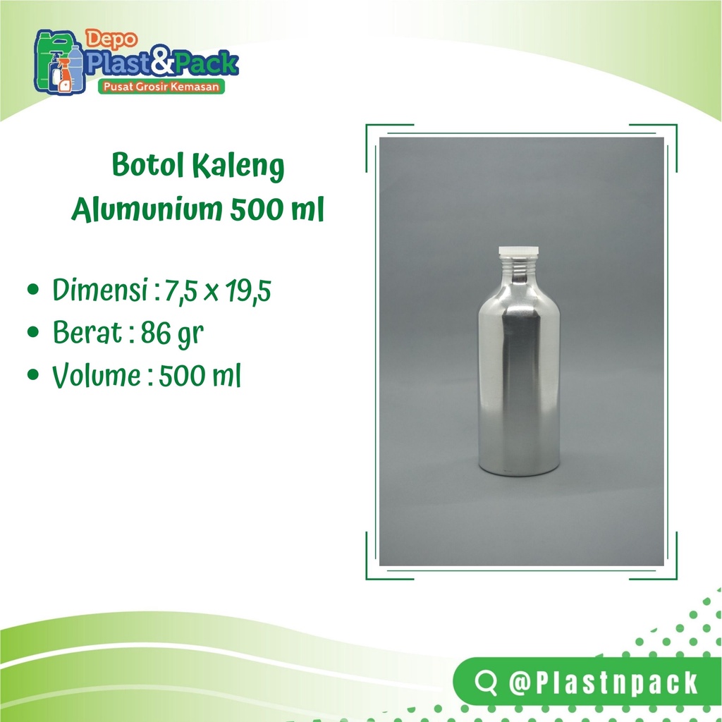 Jual Botol Kaleng Alumunium 500 ml | Shopee Indonesia