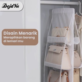 Jual Dejavu Rak Gantung Tas 6/8 Sekat Tempat Penyimpanan Mika Gantungan ...