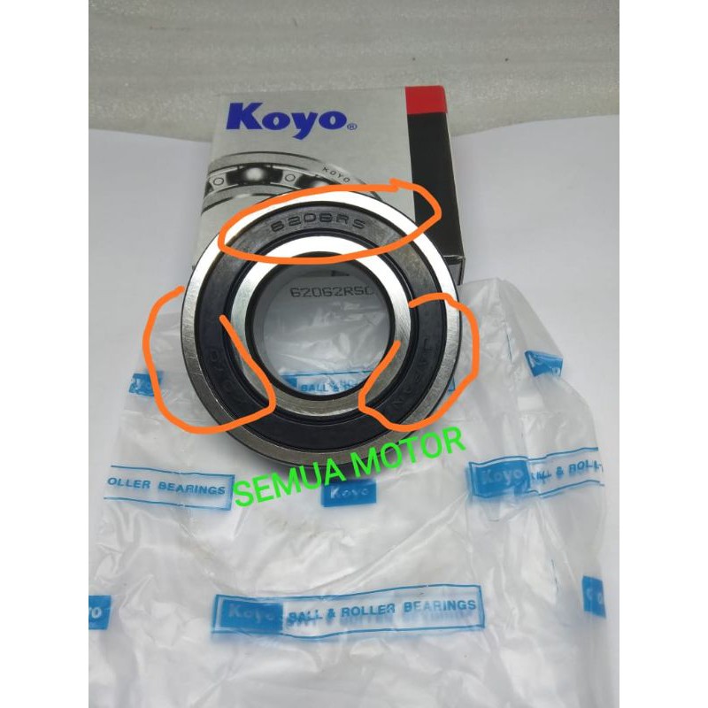Jual BEARING BERING 6206 2RS KOYO JAPAN | Shopee Indonesia