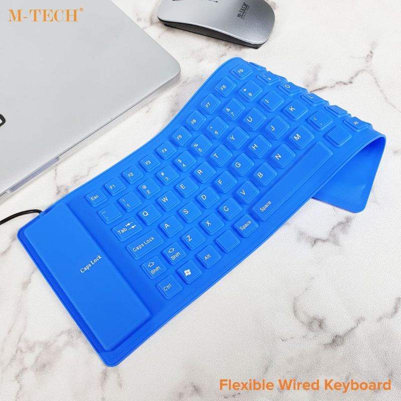 Jual Keyboard Flexible Elastis USB Lipat Gulung | Shopee Indonesia