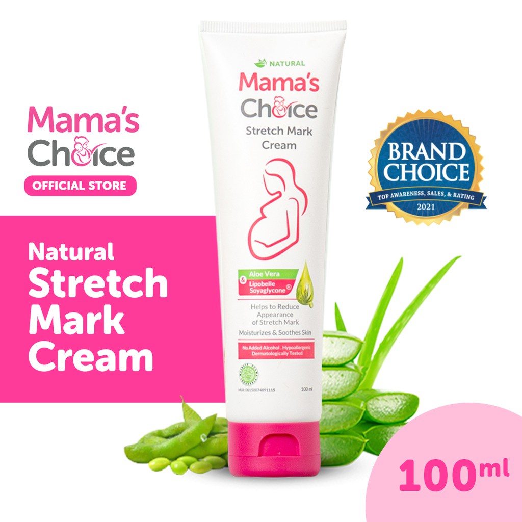 Jual Mama's Choice Stretch Mark Cream (Solusi Perut Gatal dan Stretch ...