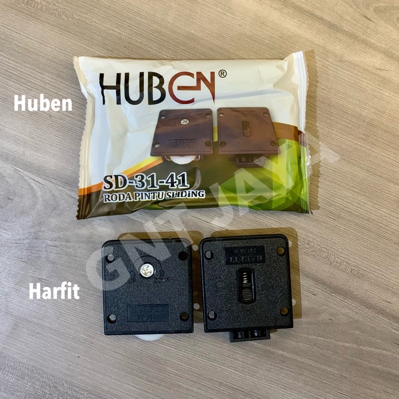 Jual Roda HUBEN SD31-41 Harfit pintu sliding Lemari baju dapur geser slide door wheel kitchen ...