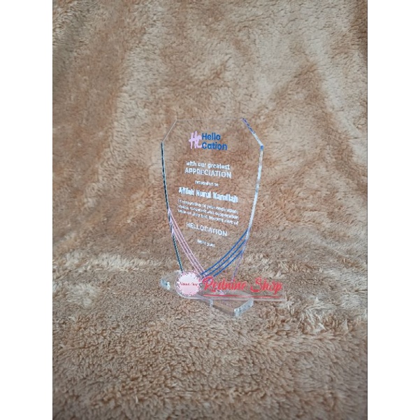 Jual Plakat Akrilik Custom/Vandel/Thropy Custom Design Free | Shopee ...