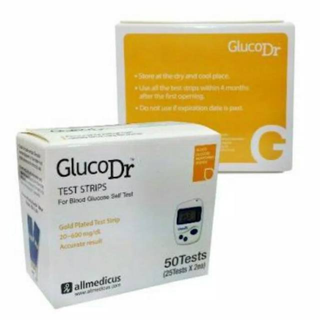 Jual Strip Gluco Dr / GlucoDr/ Strip GlucoDr Biosensor | Shopee Indonesia