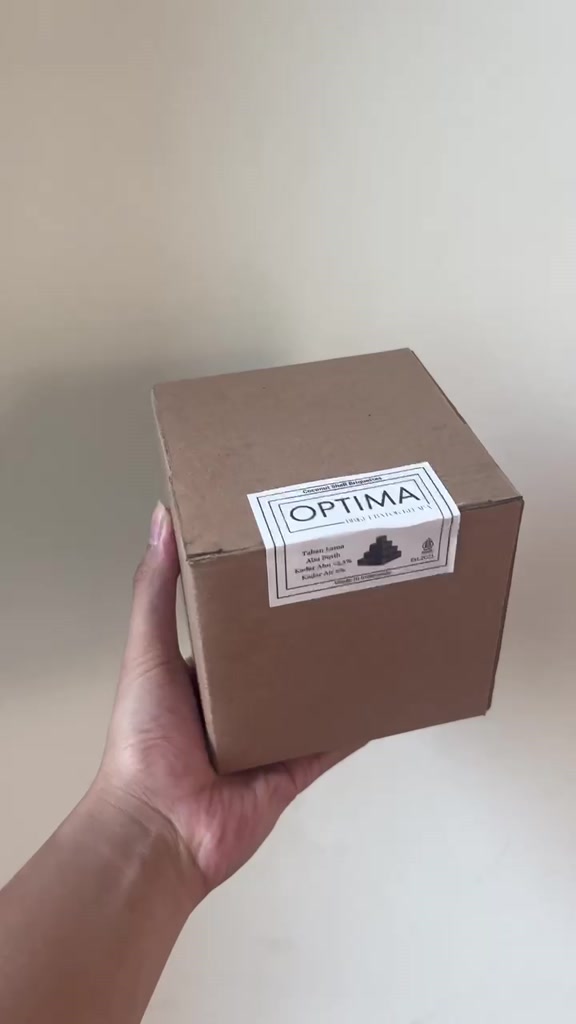 Jual Optima Arang Briket Batok Kelapa 1 Kg Kualitas Export Bara Tahan ...