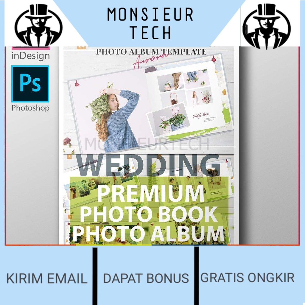 Jual READY template wedding photo book album indesign | Shopee Indonesia