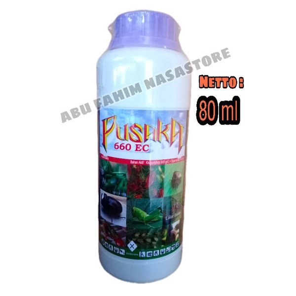 Jual INSEKTISIDA PUSAKA 660 EC 80 ML / RACUN HAMA ULAT / RACUN HAMA ...