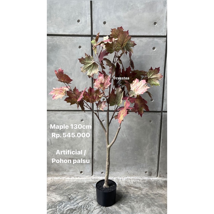Jual Pohon Hias Maple tinggi 130cm / Pohon Hias Palsu / Artificial plant | Shopee Indonesia