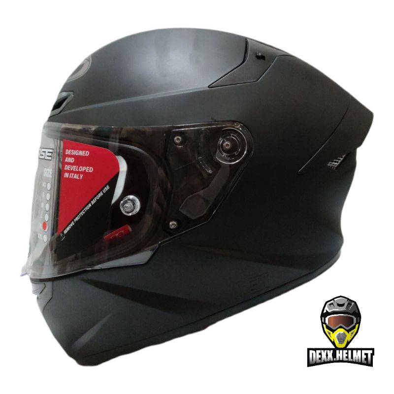 Jual Helm KYT TT Course / KYT TTC Black Doff Matt Original Full Face ...