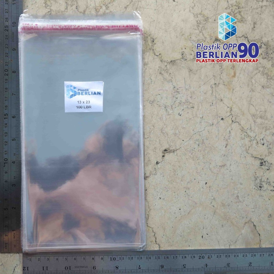 Jual 13,5x23 cm Plastik Opp Plastik Seal Plastik Opp Lem Plastik ...