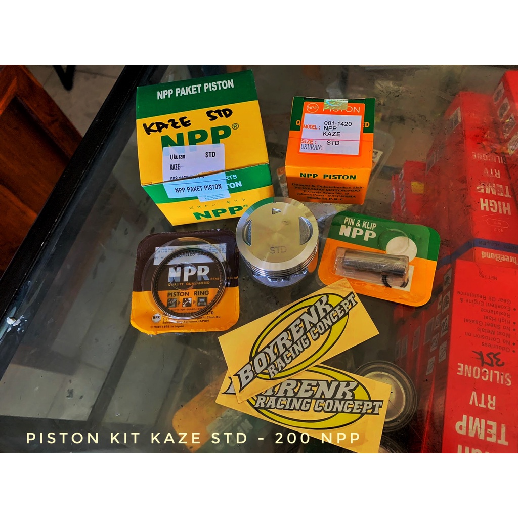 Jual PISTON KIT SEHER SEKER KAZE STD 50 100 150 200 NPP - BOYRENK ...