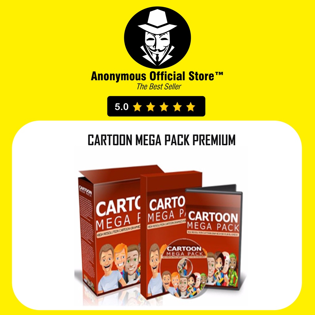 Jual KOLEKSI TEMPLATE ANIMASI KARTUN CARTOON MEGA PACK PREMIUM LIFETIME | Shopee Indonesia