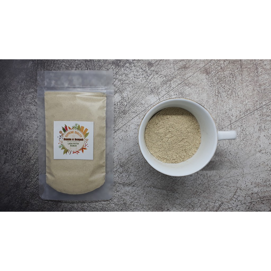 Jual Lada Putih Bubuk ( White Pepper Powder ) 50 gram | Shopee Indonesia