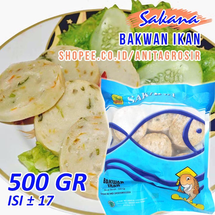Jual SAKANA Bakwan Ikan 500gr Scallop Sakana Food Halal Tanpa Pengawet Scalop Grosir Murah ...