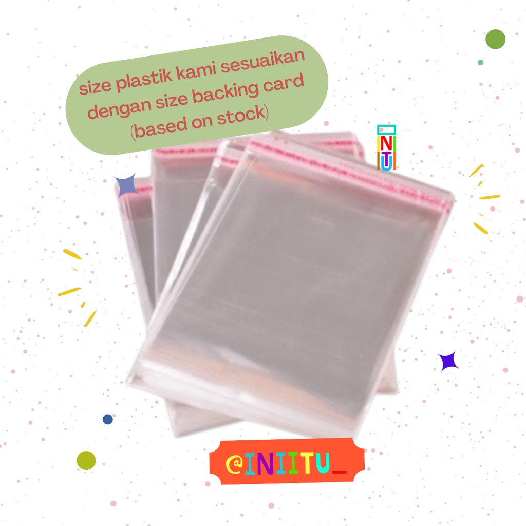 Jual custom backing card 1 atau 2 sisi • Alas Packaging - custom thank ...