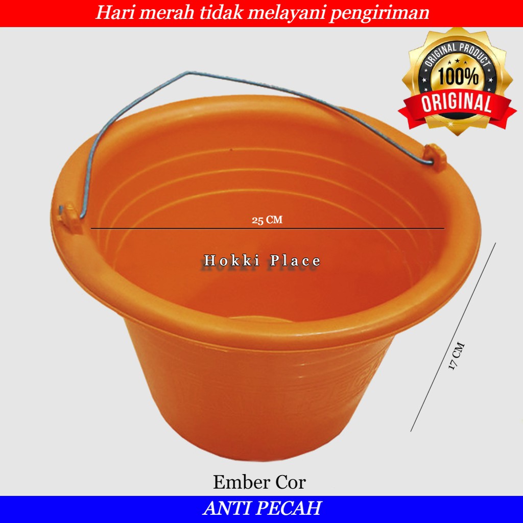 Jual EMBER COR KECIL ANTI PECAH EMBER SEMEN TUKANG BANGUNAN HIGH ...