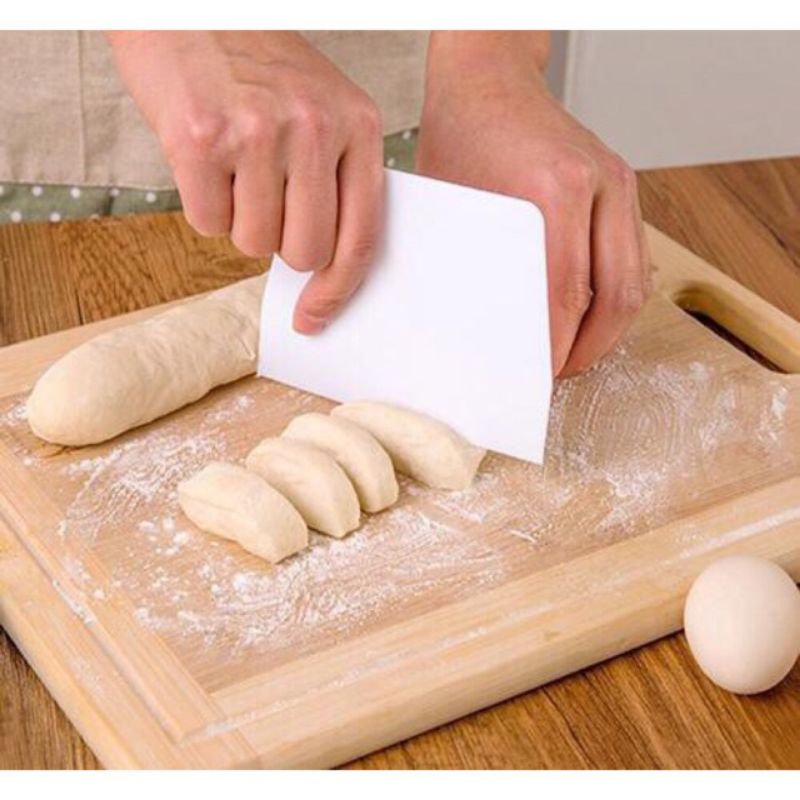 Jual (WS) SCRAPER Adonan Kue Pemotong Adonan Roti/Kue Dough Cutter ...