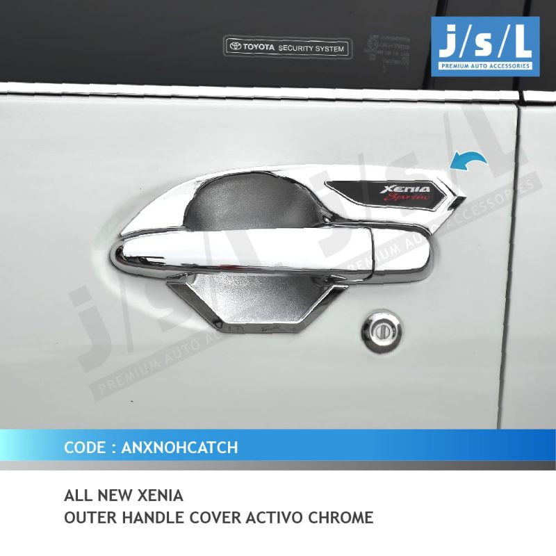 Jual ALL NEW XENIA PAKET Outer Mangkok Pintu + Handle Cover + Tutup Bensin Krom Chrome JSL ...