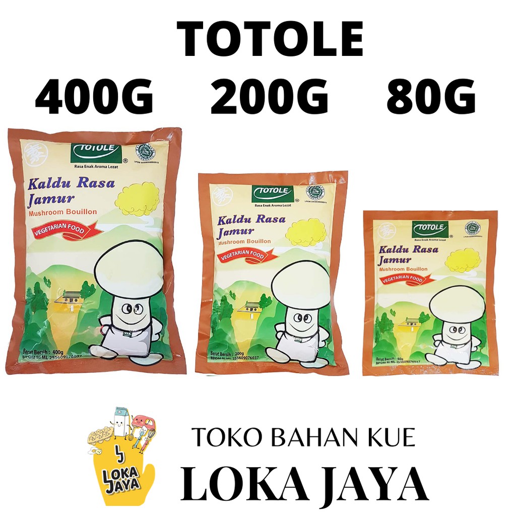 Jual TOTOLE KALDU RASA JAMUR 400GR | 200GR | 80 GR VEGETARIAN PENYEDAP ...