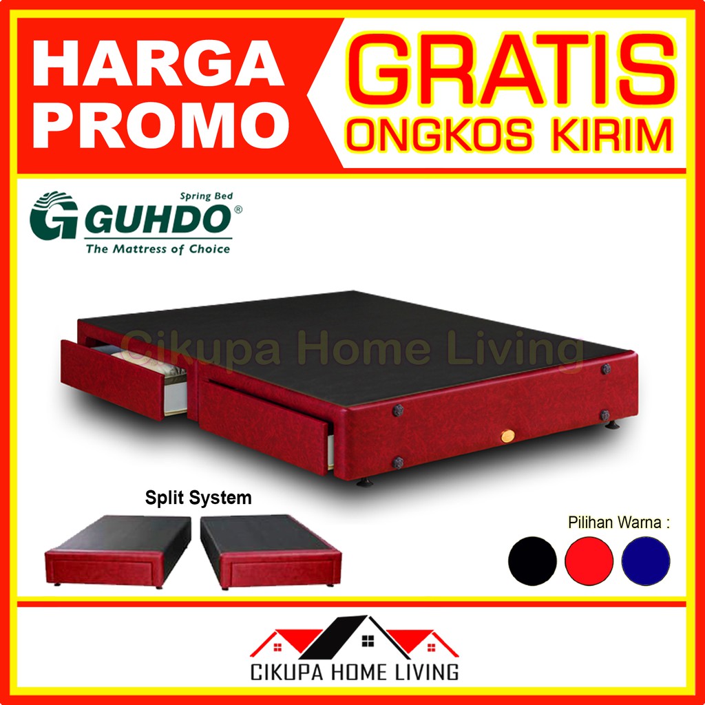 Jual DIVAN GUHDO DRAWER HS UNTUK KASUR SPRINGBED 160 180 200 (Tag ...