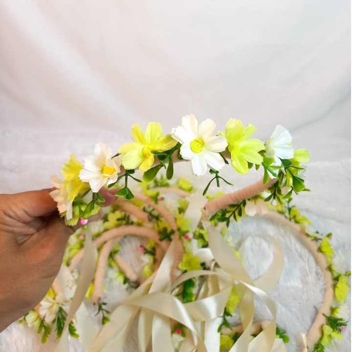 Jual Mahkota Bunga / Flower Crown untuk bridal shower, ulang tahun ...