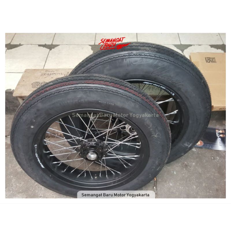Jual PAKET BAN CLASSIC KLASIK BOBBER JAPSTYLE SUPER JUMBO BAN400 ...
