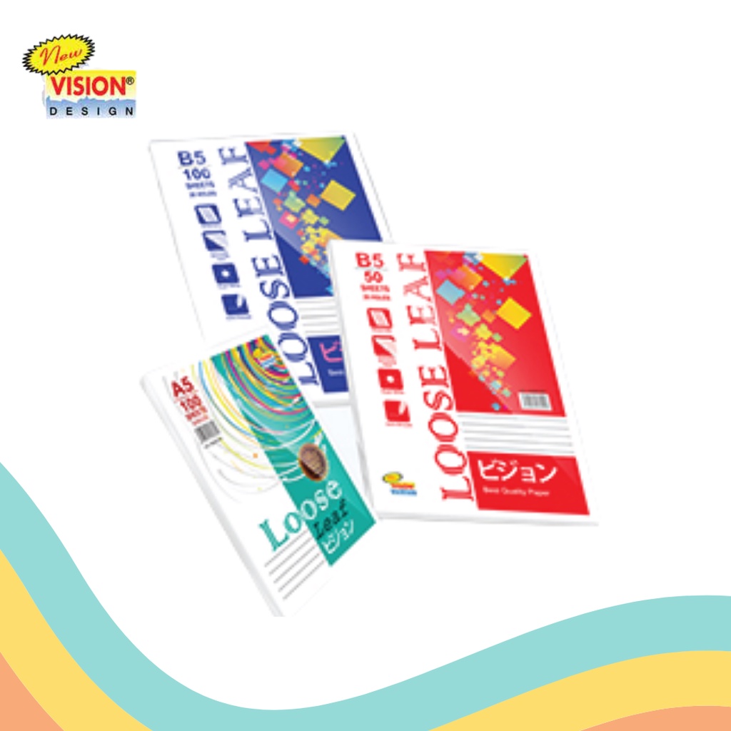 Jual LOOSE LEAF NEW VISION B5-50 (1 PACK) | Shopee Indonesia