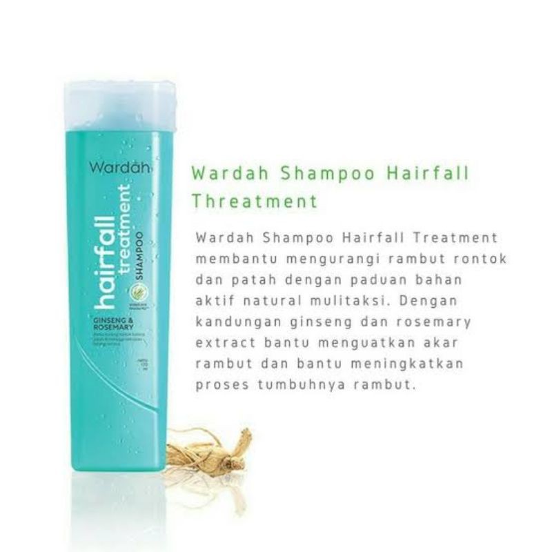 Jual Wardah shampoo hair fall treat 170ml | Shopee Indonesia