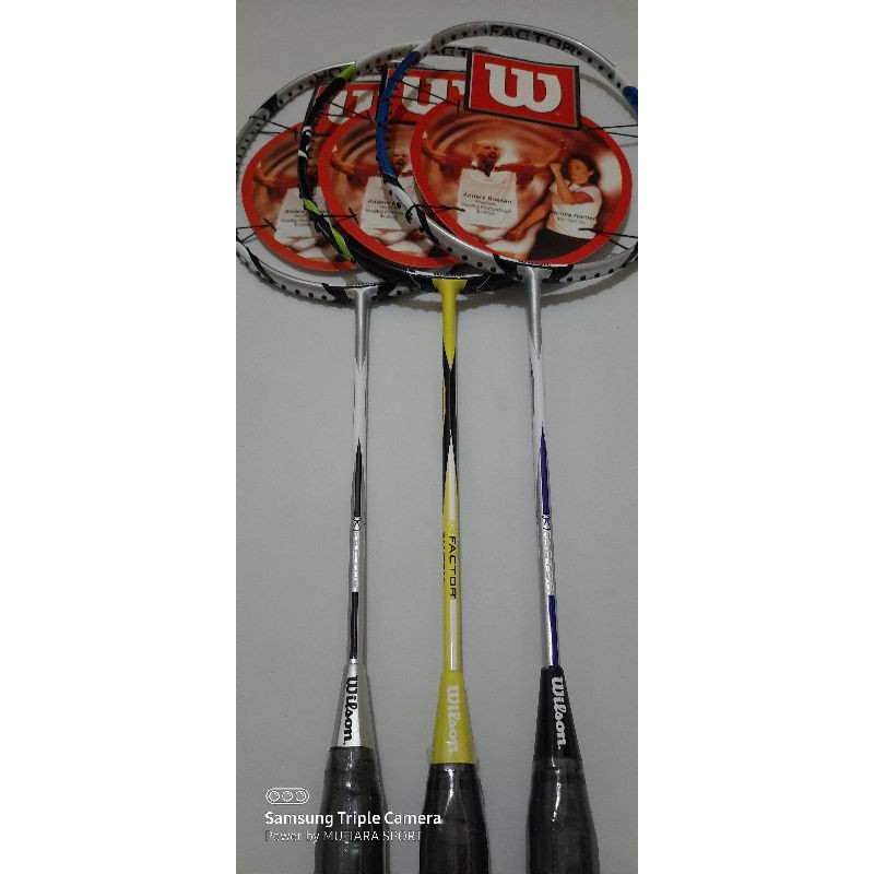 Jual MURAH.. Raket Badminton WILSON K-FACTOR TOUR & RIVAL | Shopee ...