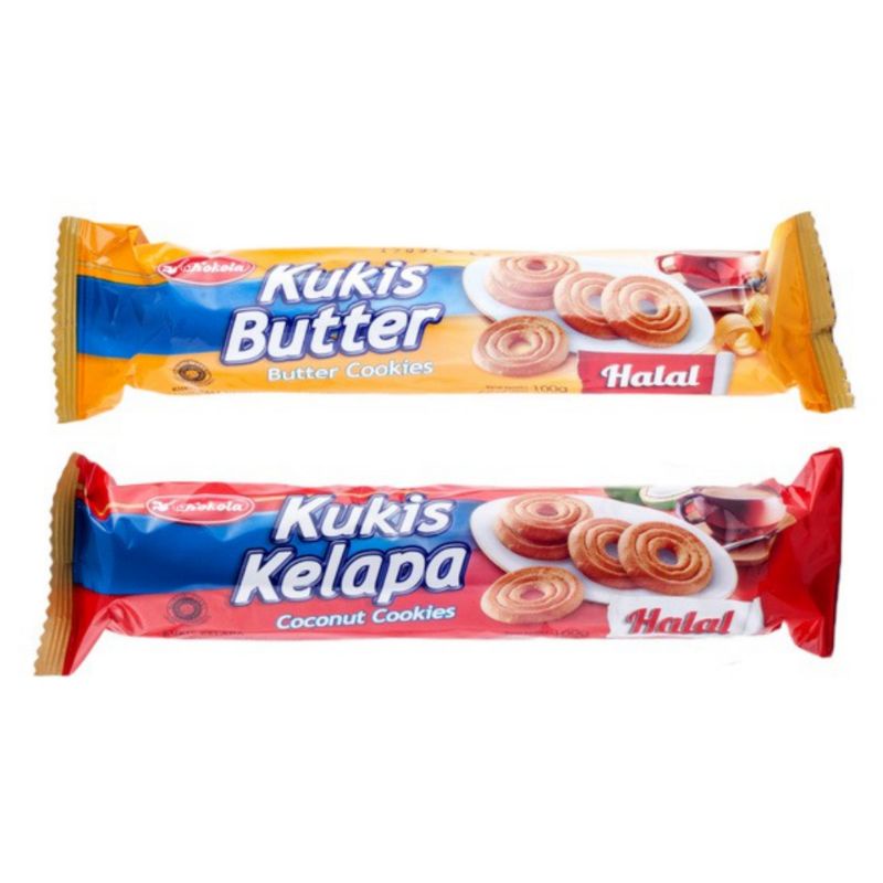 Jual KOKOLA Butter / Coconut Cookies 100gr - KOKOLA Kukis Mentega ...