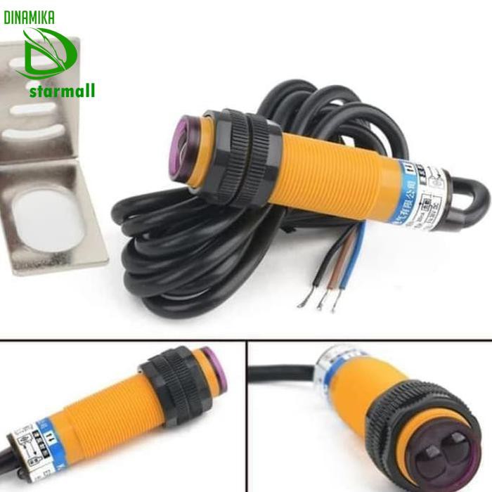 Jual E18-D80Nk Adjustable Infrared Proximity Distance Sensor Switch ...
