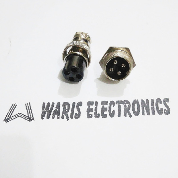 Jual jack connector CB 4 pin kaki | Shopee Indonesia
