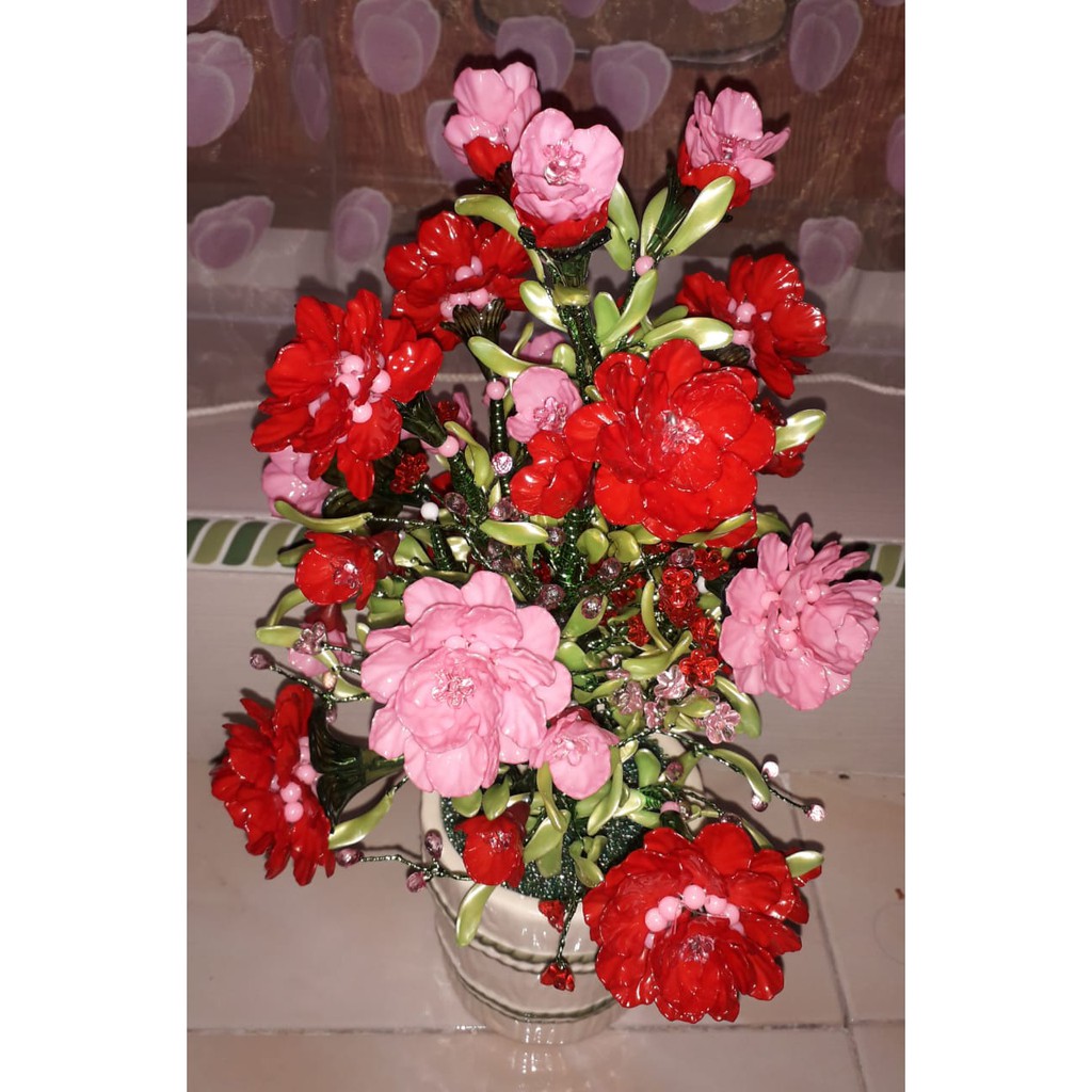 Jual Bunga mawar akrilik vas | Shopee Indonesia