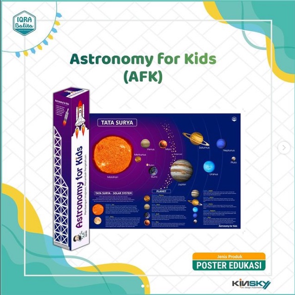 Jual POSTER EDUKASI ASTRONOMY FOR KIDS ASTRONOMI AFK | Shopee Indonesia