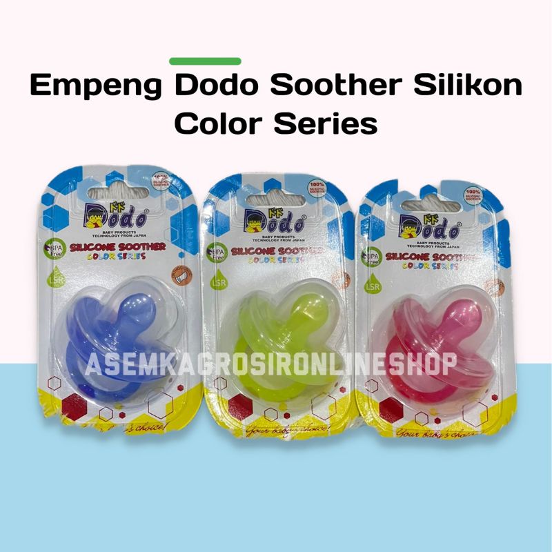 Jual EMPENG DODO SILIKON SOOTHER COLOR SERIES EDISI WARNA EMPENG GALA ...