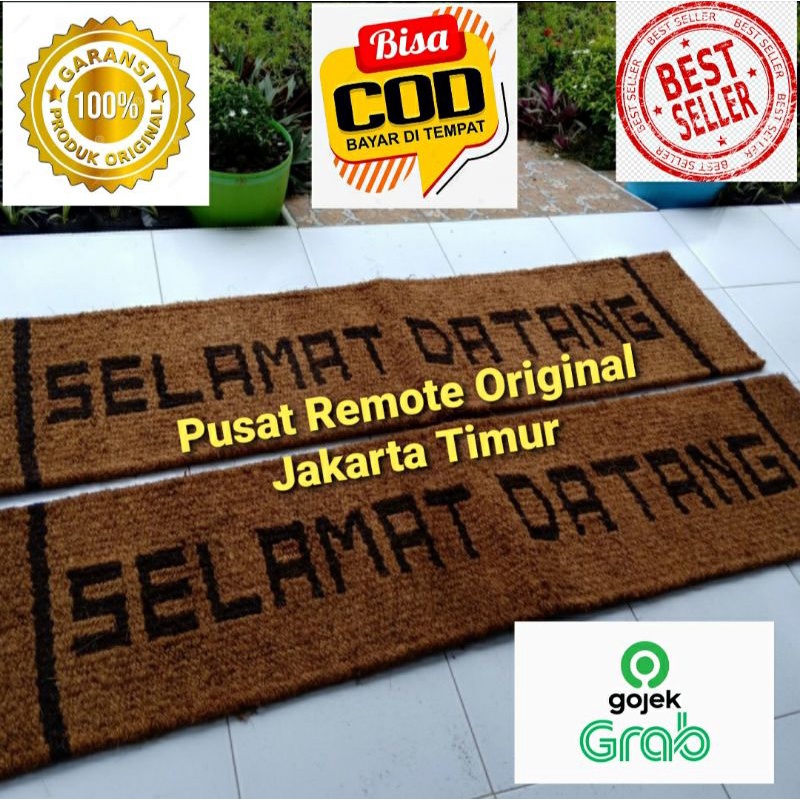 Jual KESET SELAMAT DATANG 200X50 WELCOME KESED KANTOR HOTEL 2 METER x ...