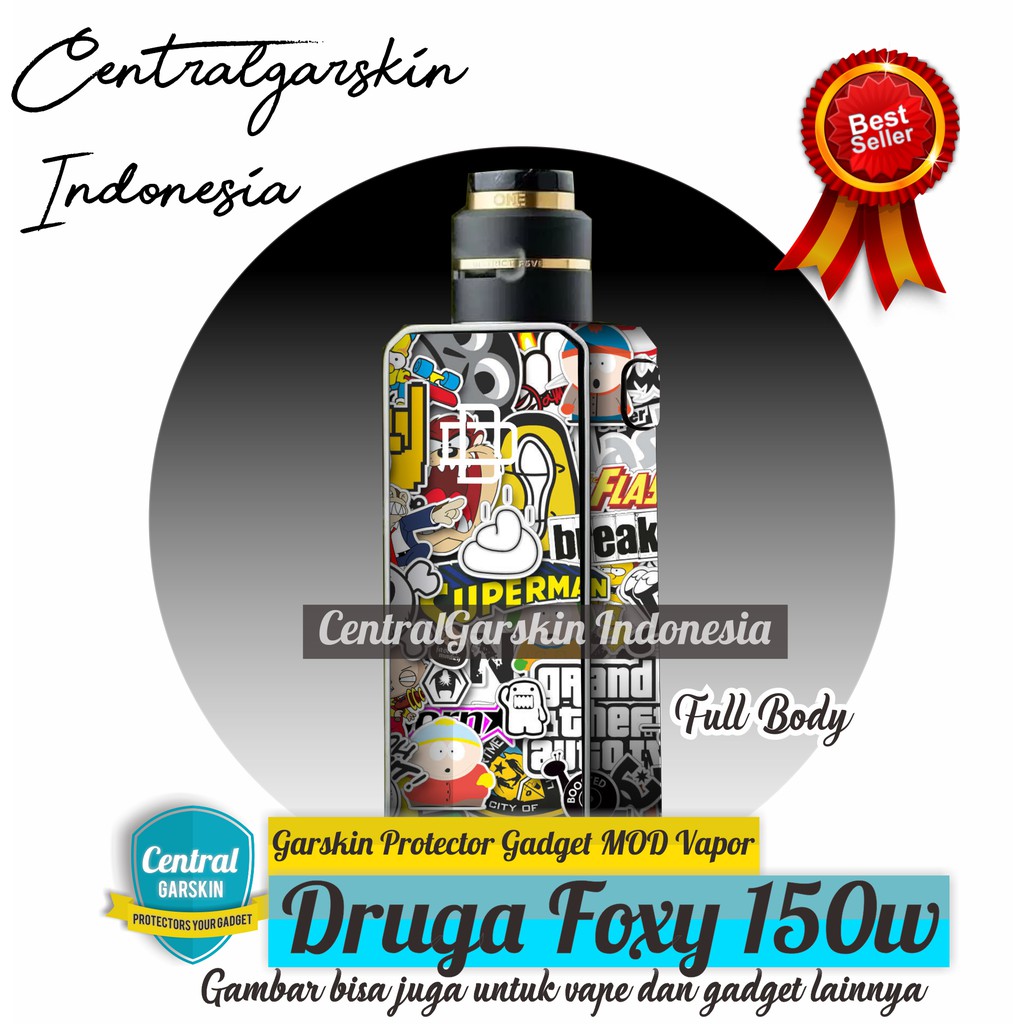 Jual Garskin druga foxy 150w Bomb Doodle Best seller | Shopee Indonesia