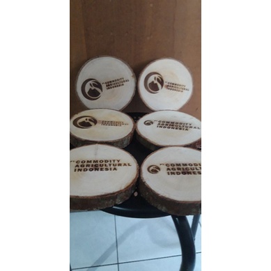 Jual GRAFIR LOGO / TULISAN + WOODSLICE DIAMETER 14CM | Shopee Indonesia